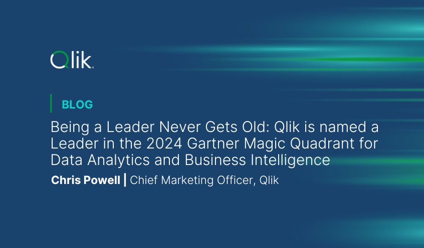 Being a Leader Never Gets Old: Qlik is named a Leader in the 2024 Gartner Magic Quadrant for ...
